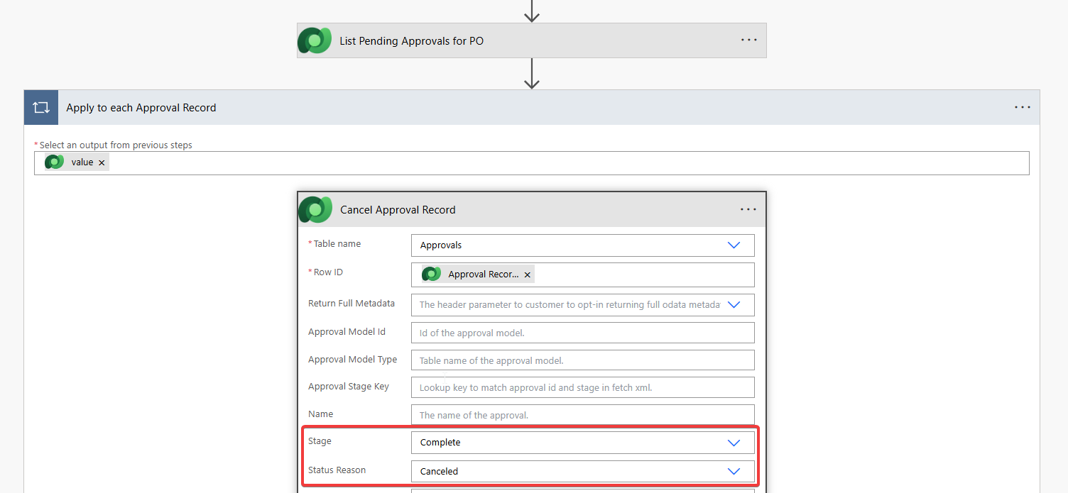 Cancel an Approval of Behalf of Another User in Power Automate - Power ...
